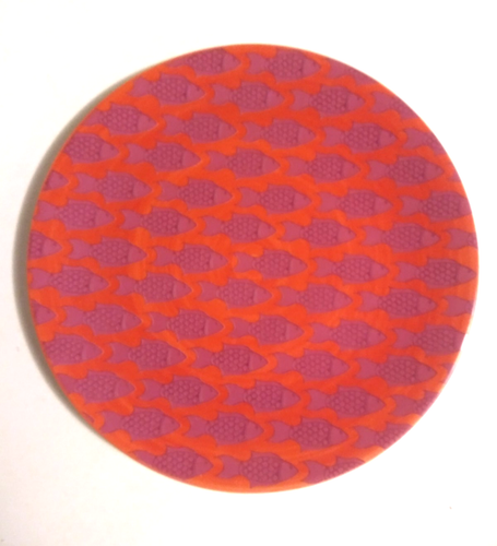 Kate Nelligan 11in. Dinner / Serving Plate Fish Pattern | eBay