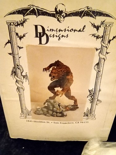 BOWEN WEREWOLF RESIN GARAGE MODEL KIT STATUE WEREWOLVES WOLF BEAST ...