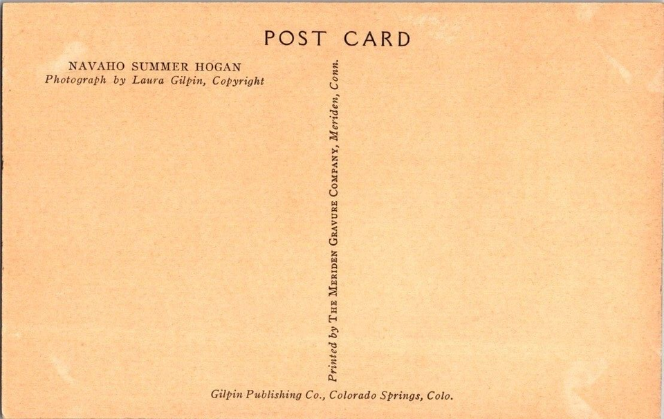 1930'S. NAVAHO SUMMER HOGAN. POSTCARD YD28 | eBay