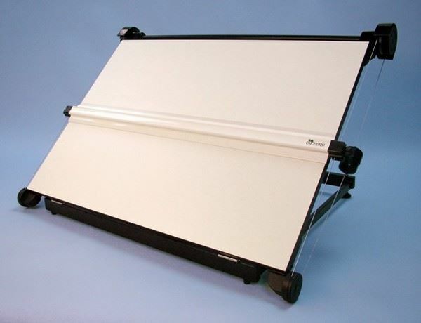 Orchard Priory Deluxe Portable A1 Drawing Board White Drafting Table ...