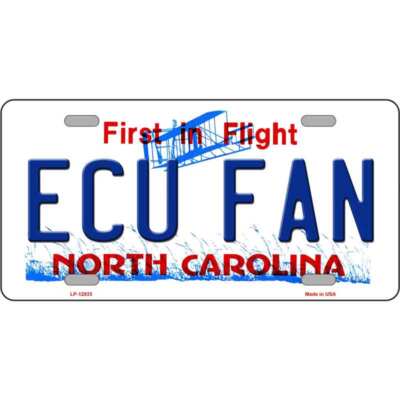 East Carolina Univ Fan Novelty Metal License Plate Tag LP-12935 | eBay