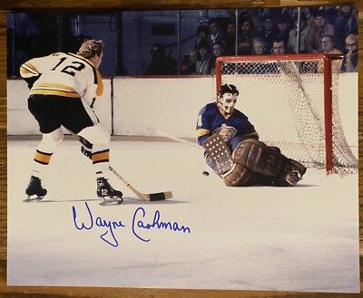 WAYNE CASHMAN Boston Bruins Autographed 8x10 Photo | eBay