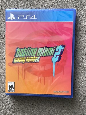 Hotline Miami 2 PS4 Playstation Special Reserve Games Variant Cover U.S ...
