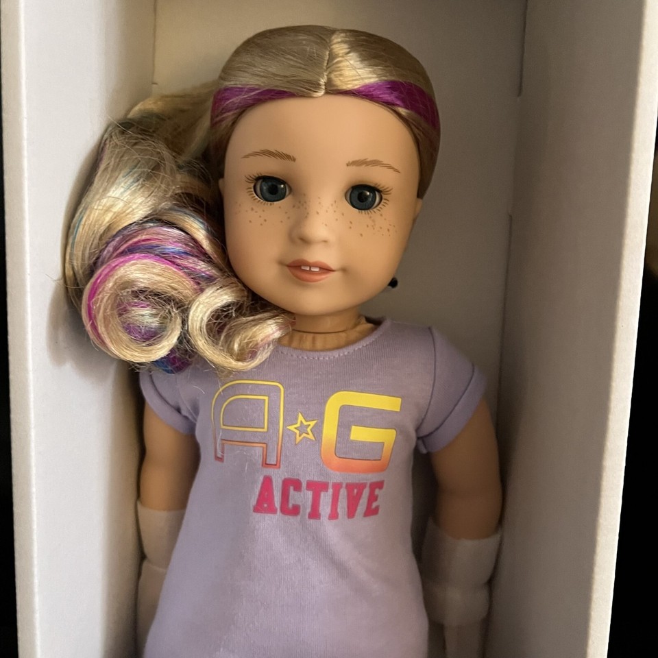 American Girl Truly Me 18-inch Doll #110 w/ Blue Eyes, Blonde Hair w ...