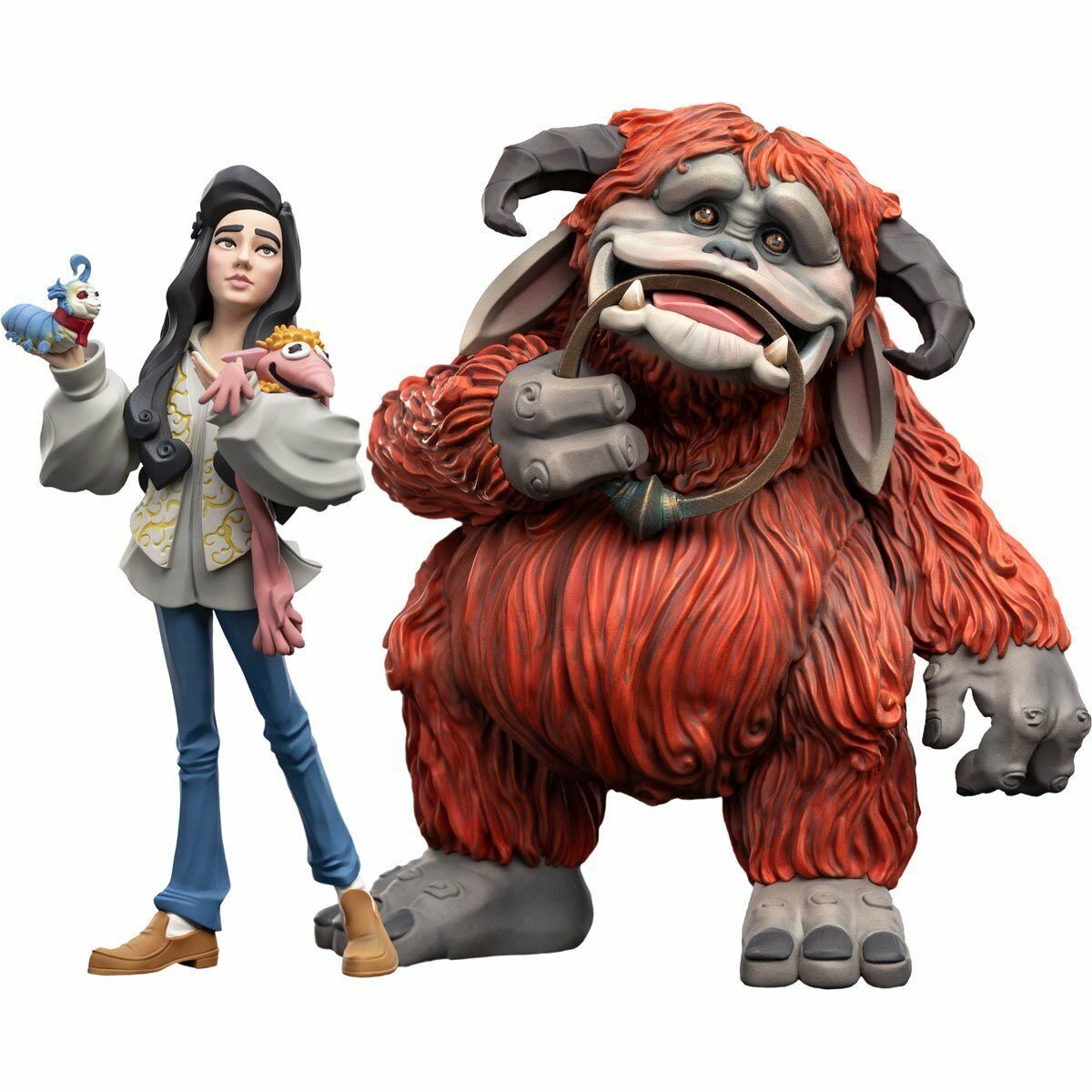 Weta Workshop Labyrinth Sarah with The Worm and Ludo Vinyl Figure Set ...