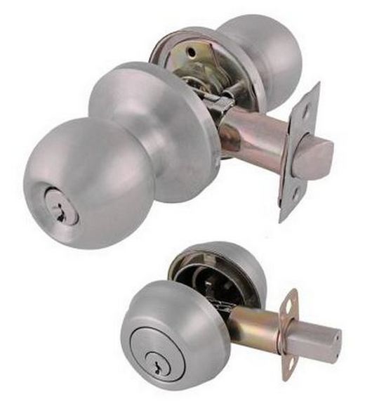 Schlage Regent Series Heavy Duty Combination Denver Lock Set - Satin ...