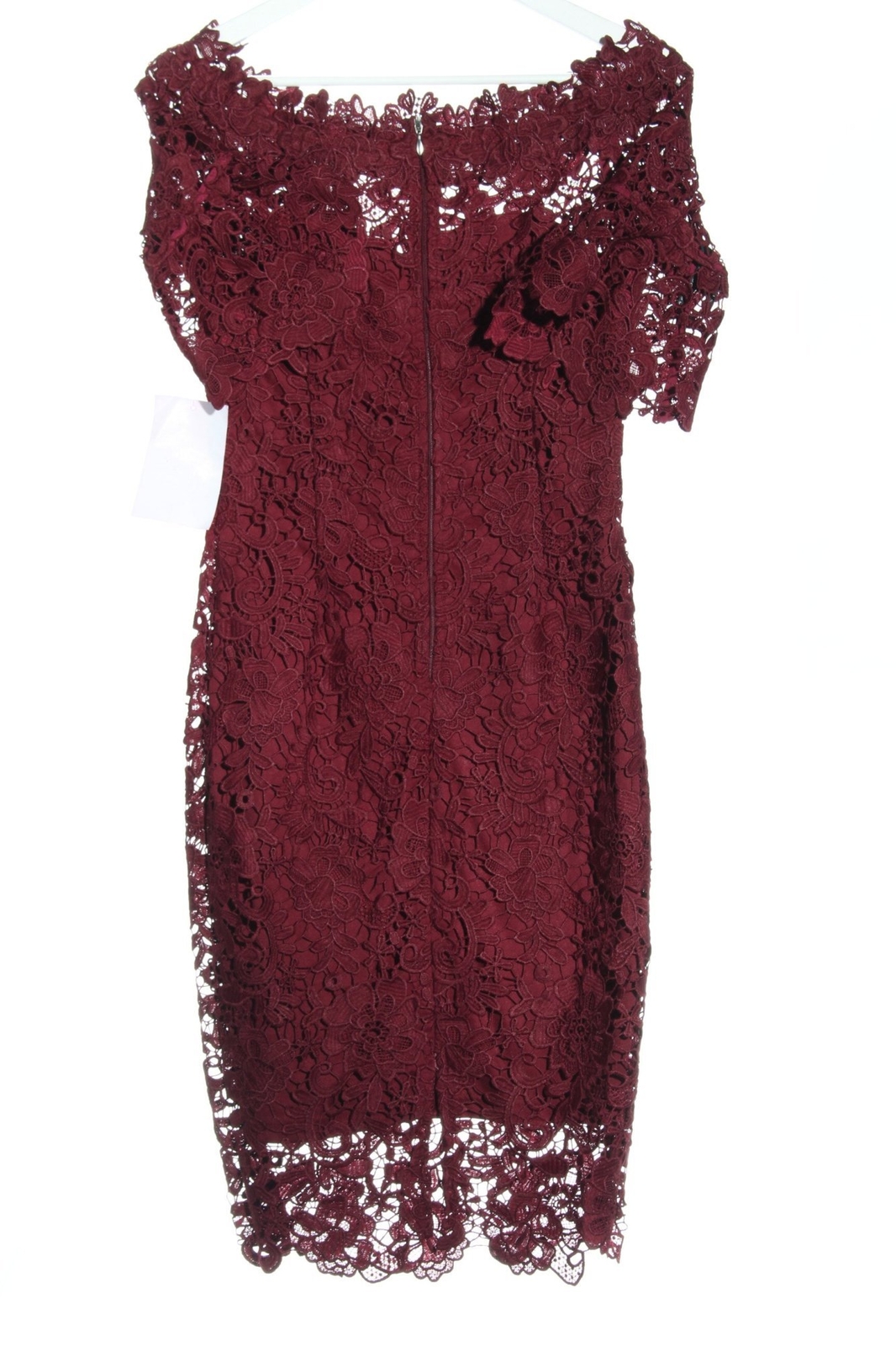 PAPER DOLLS Robe en dentelle Dames T 40 rouge élégant | eBay