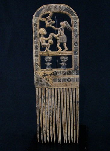 Art African Vintage - Large Comb Ornamental Ashanti - African Comb - 43 ...
