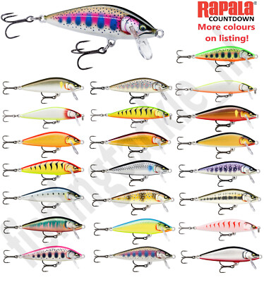 Rapala Countdown ELITE Fishing Lures - Pike Perch Salmon Trout Bass ...