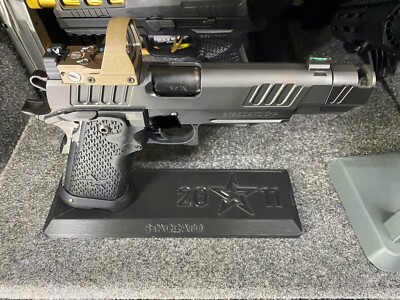 3D Print fits 2011 Staccato Pistol Display Stand - Black Color Organize ...