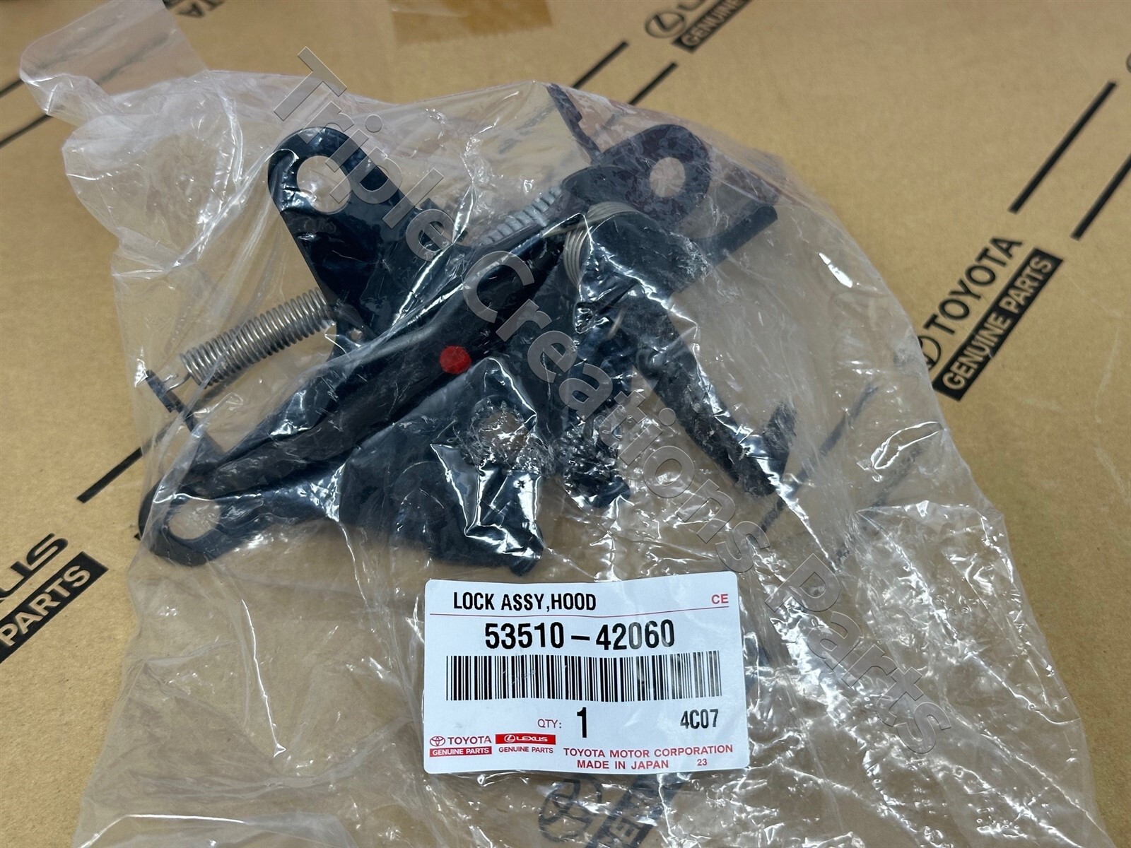 53510-42060 New Genuine Toyota 2001-2005 RAV4 Hood Latch Lock Assembly ...