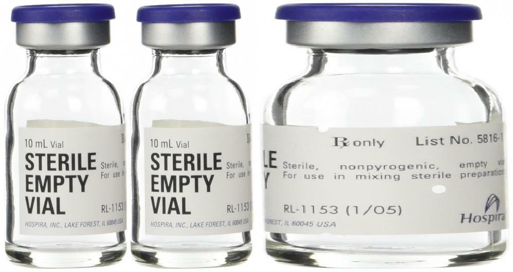 Empty Steril Vial