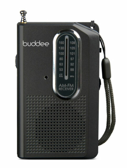 Buddee Portable Mini Pocket Am FM Radio 3.5mm Headphones Earbud Plug ...
