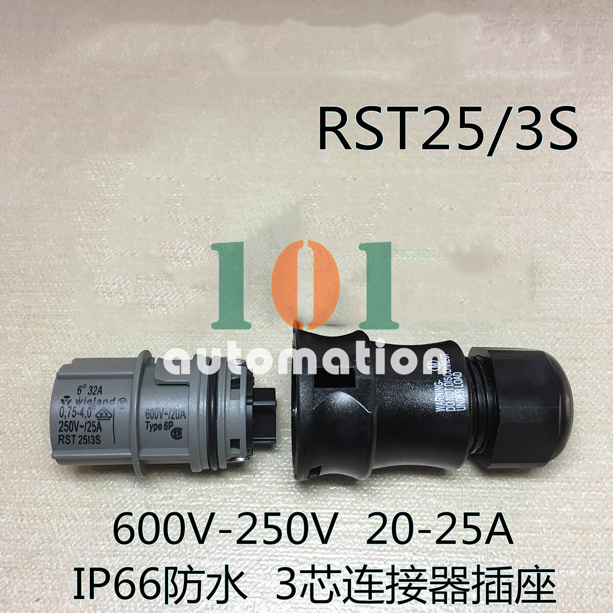 1PCS NEW FOR Wieland 3-pin socket RST25/3S 250V-600V 20-25A | eBay