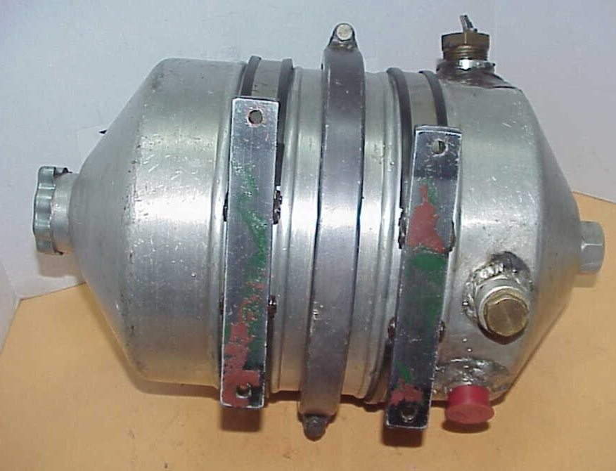 PATTERSON 3 Gallon Aluminum Dry Sump Oil Tank & Mounting Brackets D9 | eBay