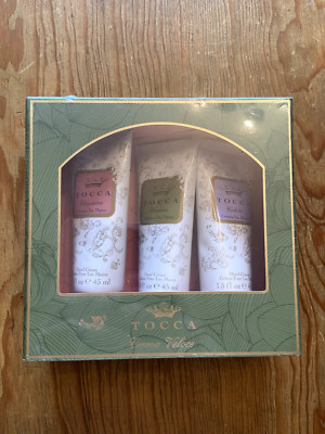 TOCCA Crema Veloce Hand Cream Set. Colette/Florence/Cleopatra. BRAND ...