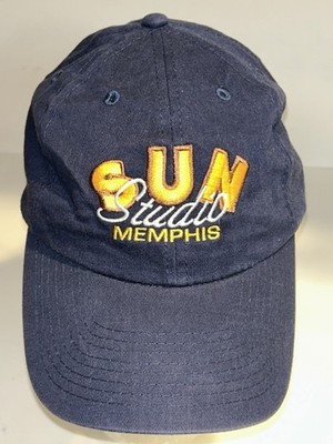 SUN STUDIO MEMPHIS HAT CAP ADJUSTABLE STRAPBACK BLUE | eBay