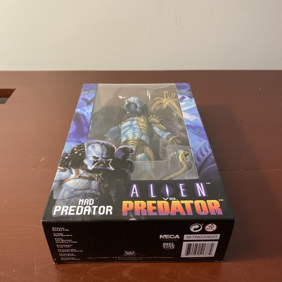 NECA Toys Alien vs Predator Arcade Game MAD PREDATOR 7" Scale Action ...