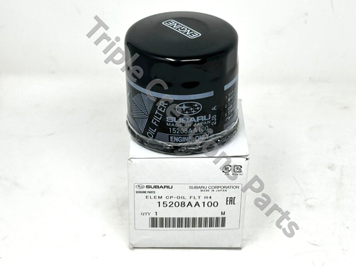 Subaru Genuine Black "Tokyo Roki" Oil Filter 15208AA100 For 02-14 Wrx ...