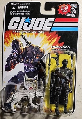 GI JOE Hasbro 25th Anniversary Series Snake Eyes & Timber Action Figure ...