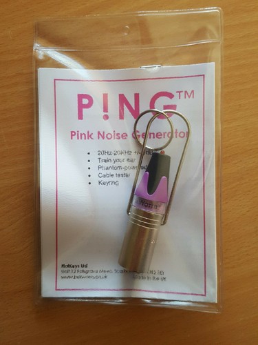 P!NG pink noise generator, XLR cable tester, keyring | eBay