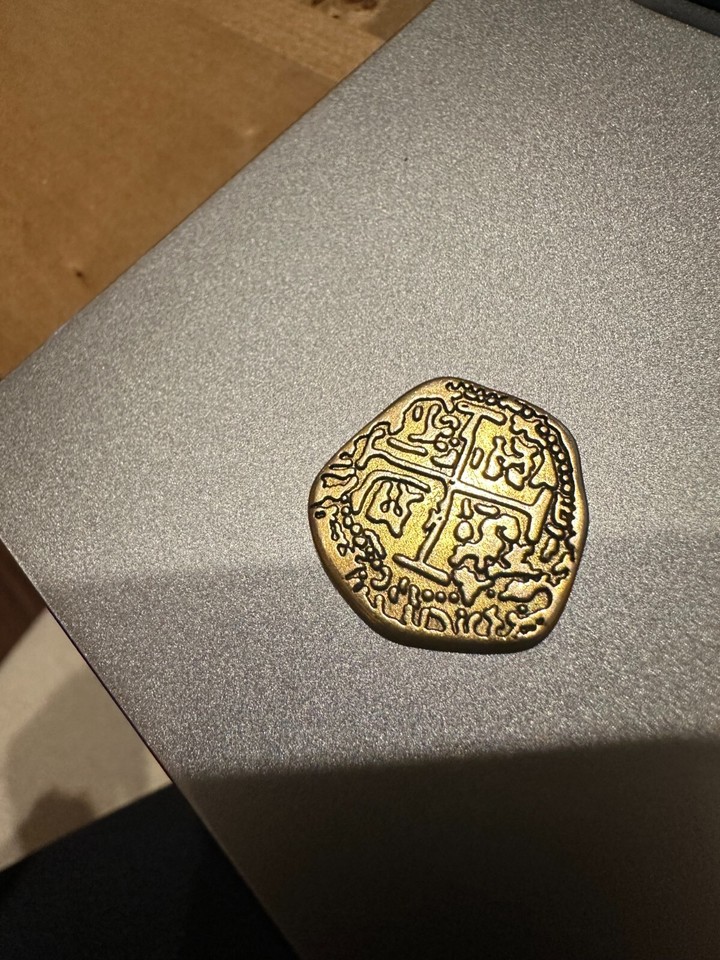Spanish gold doubloon coin | eBay