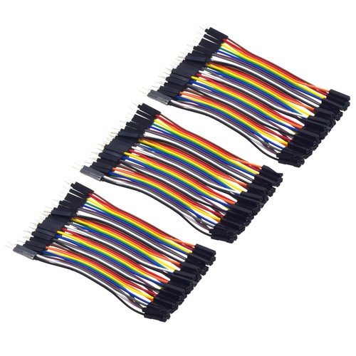 10cm Breadboard Jumper Wires Male to Female Ribbon Cables Lead Kit for ...