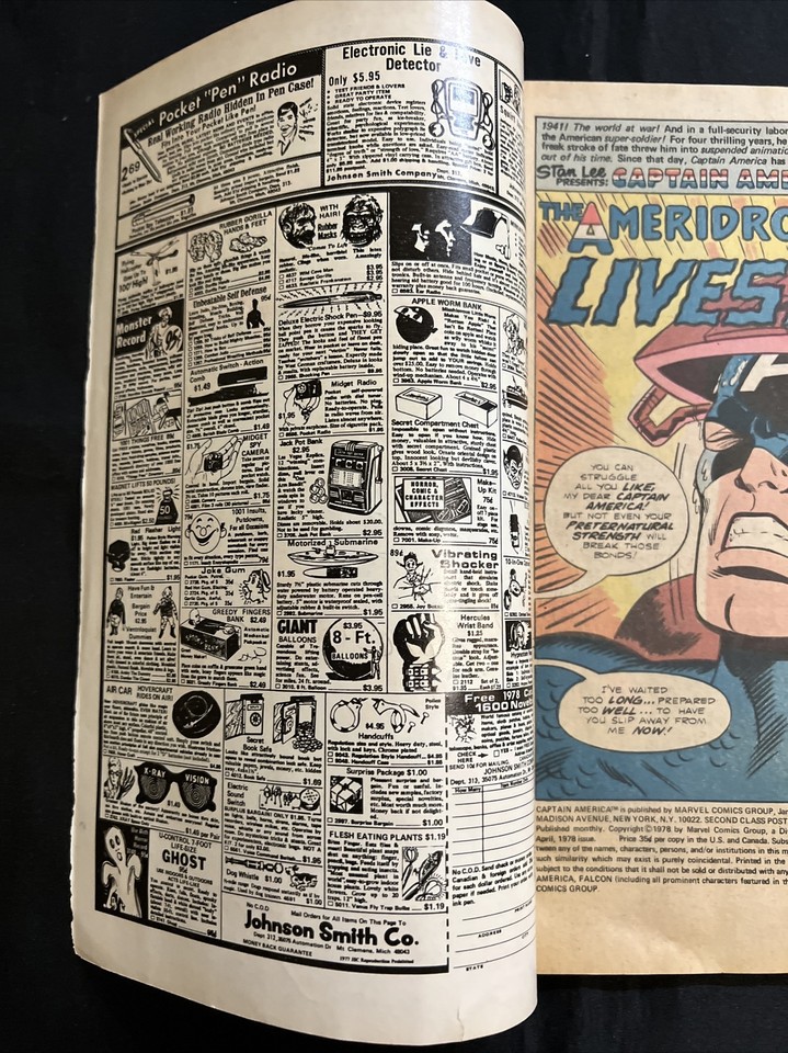 Captain America And The Falcon #220 April 1978 Ameridroid! Marvel ...