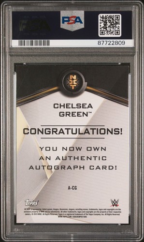 2019 Topps WWE NXT - Autographs #A-CG Chelsea Green (AU, RC) for sale ...
