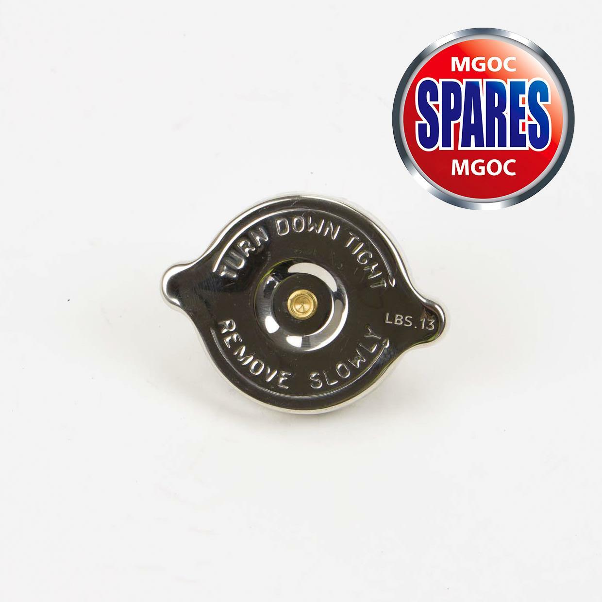 Classic MGB/MGB GT Stainless Steel Radiator Cap 13LBS/PSI - GRC111SS ...