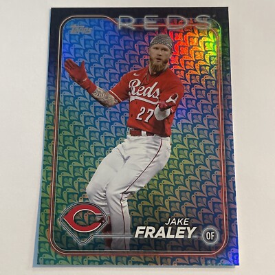 2024 Topps Series 1 Jake Fraley Cincinnati Reds Easter Foil Parallel ...