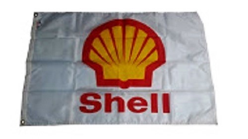 Vintage Shell Flag from 1980's | eBay