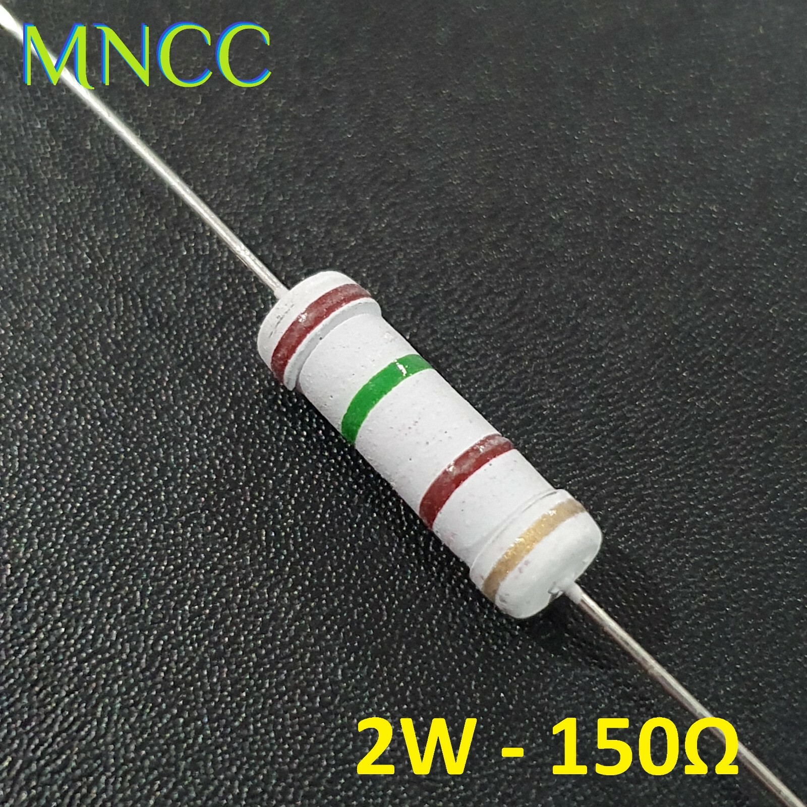 2 Watt 150Ω 150R Ohm Metal Oxide Film Fixed Resistor MOX 5% 2W 15mm ...