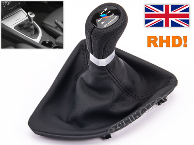 for BMW M E81 E82 E87 E88 ONLY RHD GEAR SHIFT STICK KNOB HANDLE 6 SPEED ...