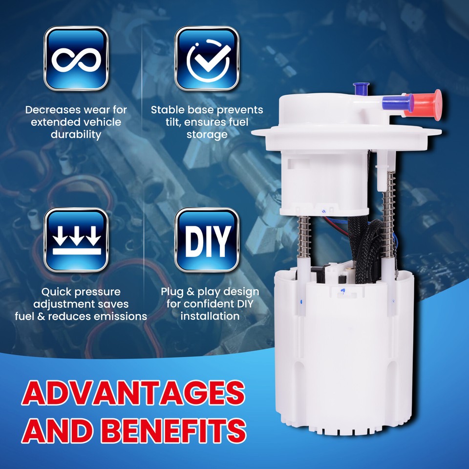 E7280M Fuel Pump for 14-16 Jeep Cherokee FWD 13-16 Dodge Dart Chrysler ...