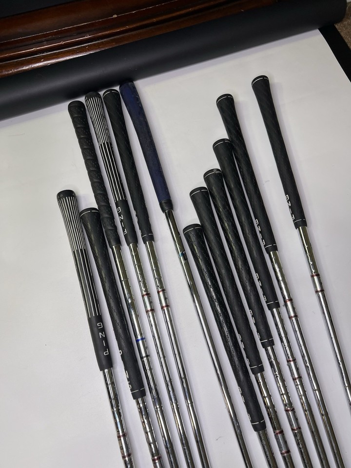 Ping ISI Stainless Black Dot Lot 12 Iron Set Factory Cushin JZ Ping ...