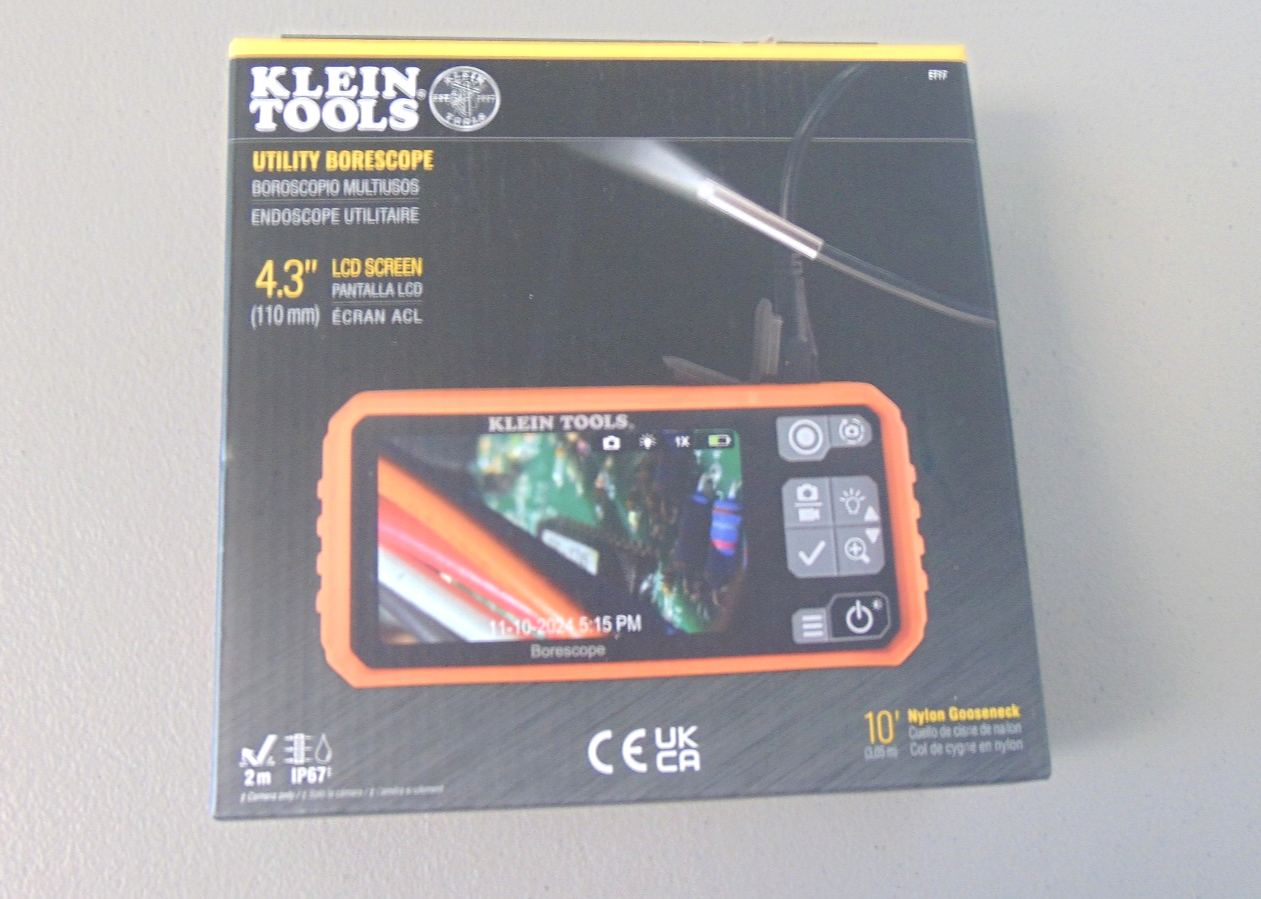 Klein Tools ET17 Utility Borescope - BRAND NEW - FREE SHIPPING | eBay
