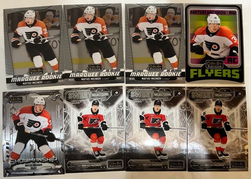 2024-25 OPC Platinum Rookie MATVEI MICHKOV Lot 8Cards Flyers | eBay
