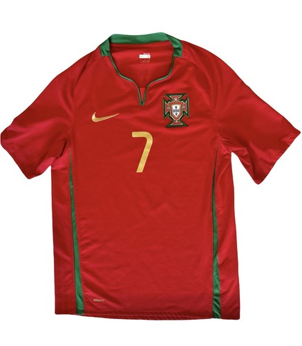 Portugal 2008 Cristiano Ronaldo #7 Home Jersey Nike Fit Dry Small FIFA ...