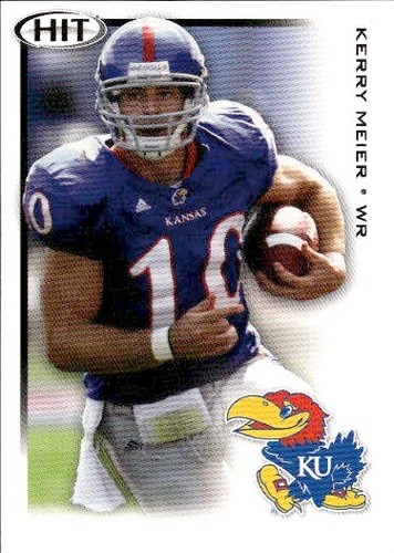 2010 SAGE HIT #86 Kerry Meier Kansas Jayhawks Football | eBay