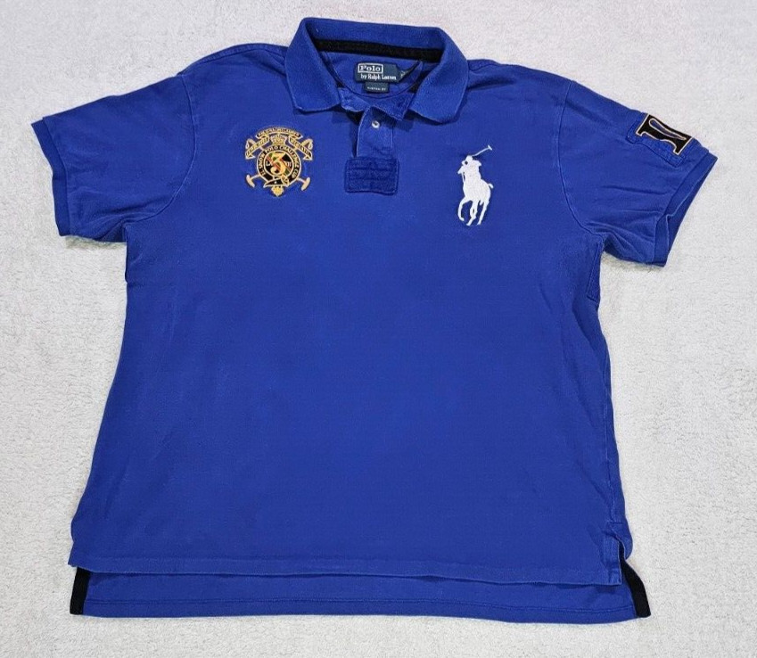 Polo Ralph Lauren Polo Shirt Big Pony Crest RL Snow P… - Gem