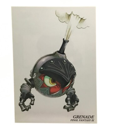 GRENADE 382 FINAL FANTASY Art Museum Card 1st Edition Yoshitaka Amamno ...