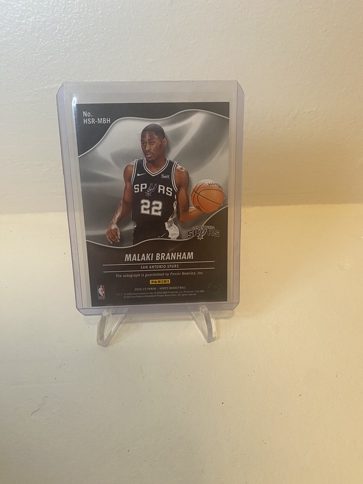 Malaki Branham 2022-23 Panini NBA Hoops Hot Signatures Rookie Autograph ...