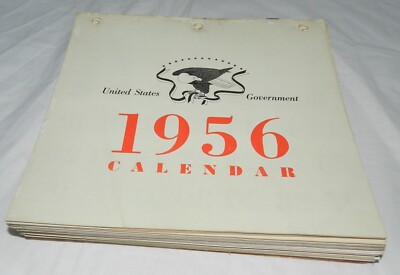 Lot of 24 United States Government Calendars 1956 to 1979 | eBay
