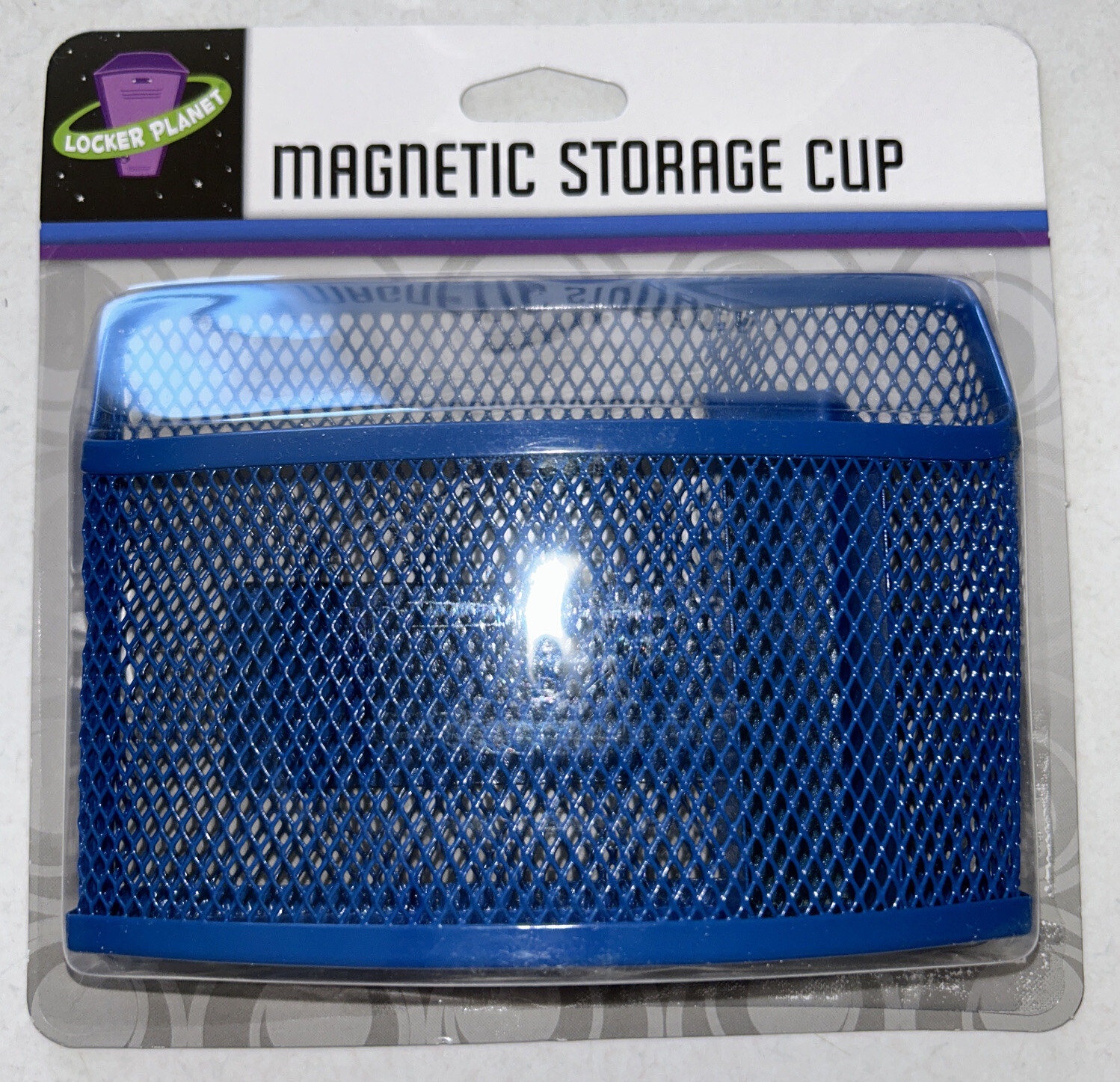 Locker Planet Magnetic Wire Storage Cup, Blue | eBay