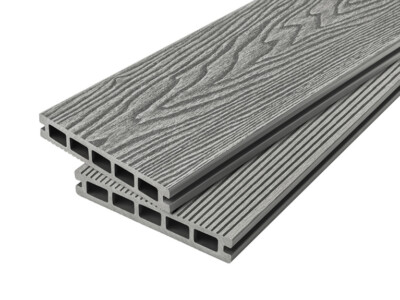 Cladco Composite Hollow Decking Boards 2.4m & 4m, 8 Colours, ANDOVER ...