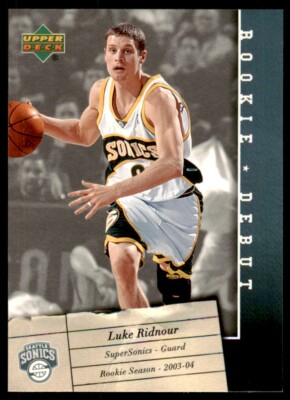 2006-07 Upper Deck Rookie Debut Luke Ridnour Seattle SuperSonics #91 | eBay