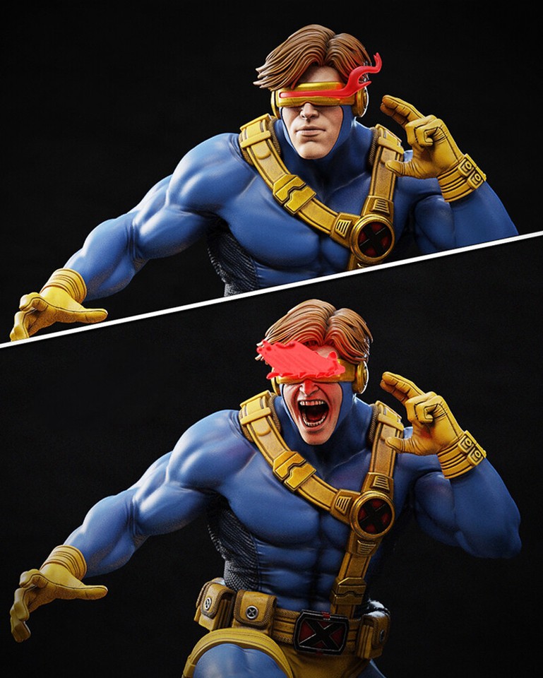1/8 23CM 2Heads Cyclops 3D Printing GK Figure Model Kit Unpainted ...