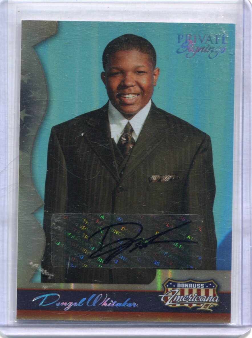 2008 Americana - DENZELL WHITAKER - Autograph - THE GREAT DEBATERS #d ...
