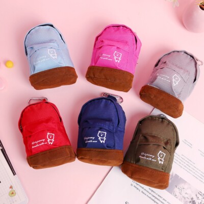 Mini Backpack Key Ring Hook Cash Card Organizer Holder Pouch Case Free ...